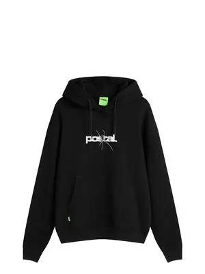 POSTAL Spider Print Hoodie - Black