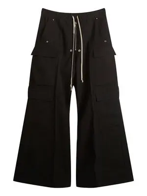 Rick Owens Wood Drill Cargobela Trousers - Black