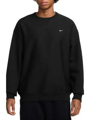 Nike Fleece Crewneck Sweatshirt - 010 Black/white
