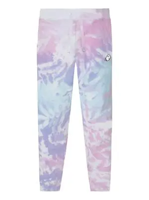 DALIX Mens Ghost Tie Dye Fleece Jogger Pant Cotton Candy