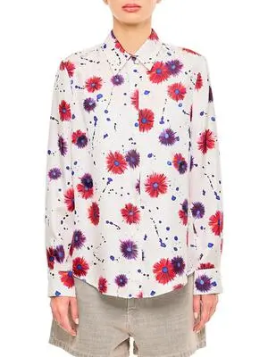 Gabriela Hearst Henri Shirt - White
