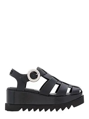 Stella McCartney Wedge Sandals - Black