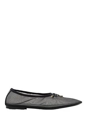 ODISSI Square-toe Ballerina Flat - Black