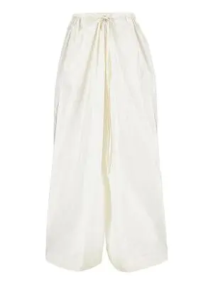 DANIELA GREGIS Wide-leg Tognon Trousers - White