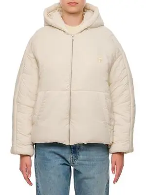MORDECAI Down Jacket With Hood - Beige