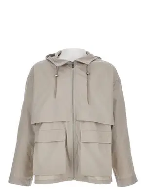 Maison Kitsuné Windbreaker Jacket - Beige