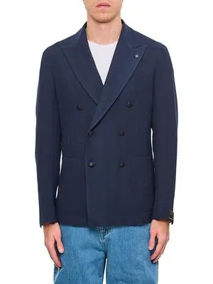 Tagliatore Classic Single-breasted Blazer - Blue