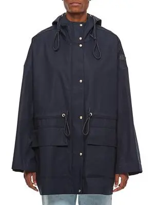 Moncler Short Parka - Blue