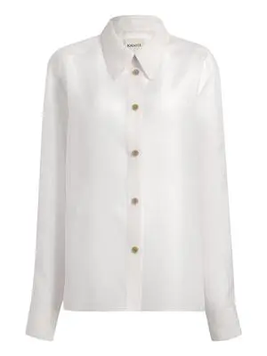 KHAITE Organza Shirt