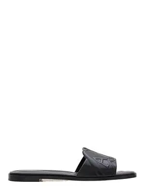 Alexander McQueen Leather Sandals - Black