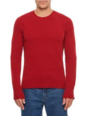 DRUMOHR Crewneck Wool Sweater - Red