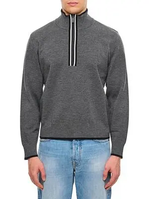 Thom Browne Half-zip Sweater - Grey