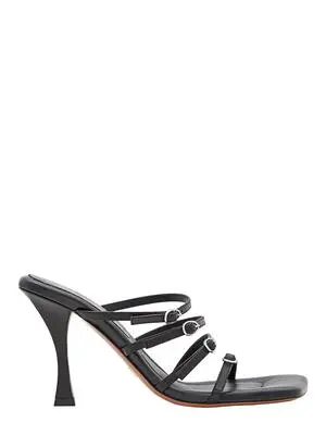Proenza Schouler 95mm Leather Sandals - Black