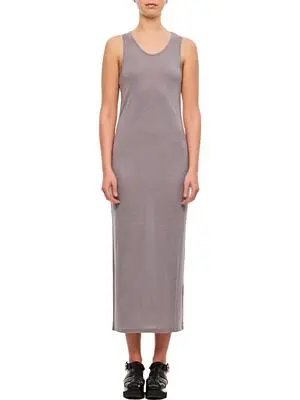 Loulou De Saison Knit Tank Dress - Grey
