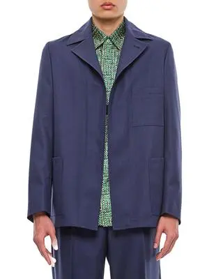 Fendi Wool Jacket - Blue