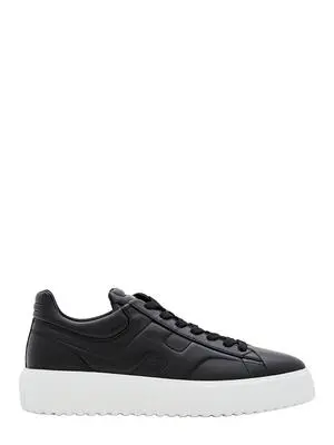 Hogan H-stripes Sneakers - Black