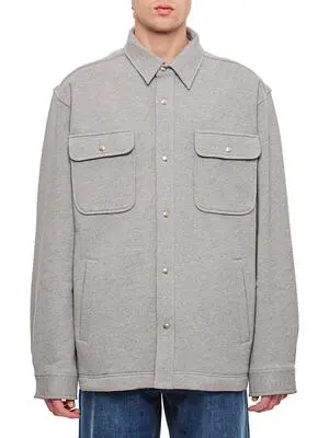 Givenchy Shirt Jacket With Pockets - Grey