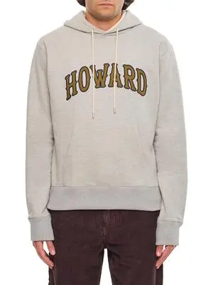 WALES BONNER Howard Printed Hoodie - Grey
