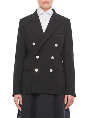 Ralph Lauren Camden Double-breasted Blazer - Black