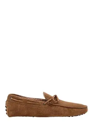TOD'S Shearling Loafer - Brown