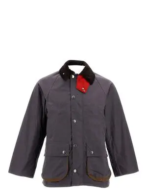Barbour Paul Smith Love Waxed Cotton Jacket - Viola