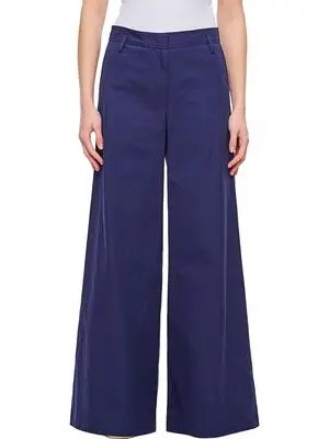 Alberto Biani Wide Leg Trousers - Blue