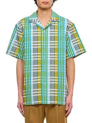 LANVIN Printed Cotton Bowling Shirt - Multicolor