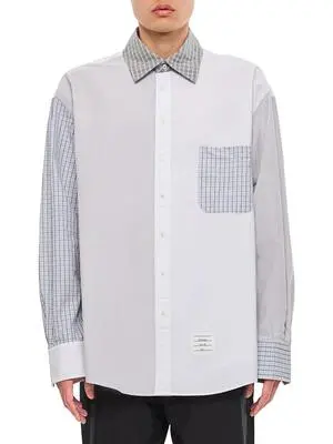 Thom Browne Oversized Cotton Shirt - Multicolor