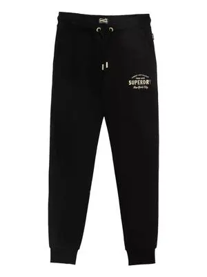 Superdry Logo-embroidered Track Pants - Black