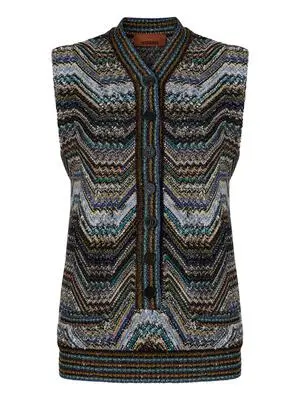 Missoni Caperdoni-knit Vest - Multi