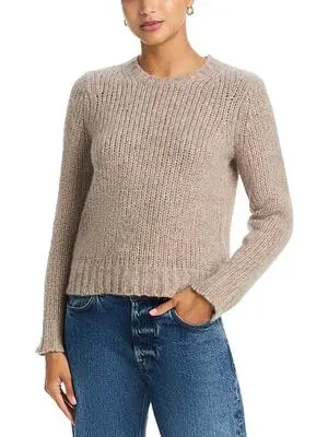 Co Crewneck Cashmere And Silk Sweater - Hickory