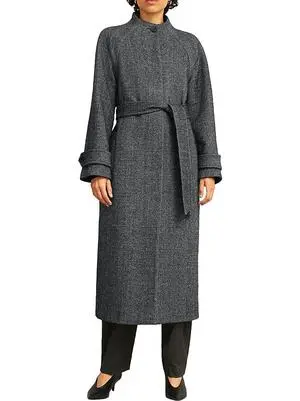 HOBBS LONDON Talbot Coat - Black White