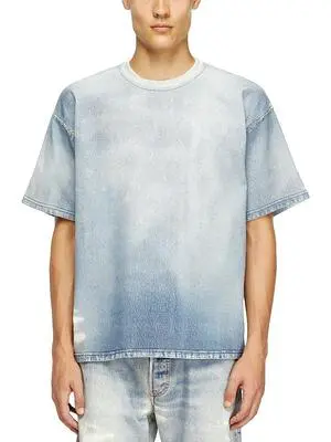 DIESEL® Boxy Crewneck Tee - Denim