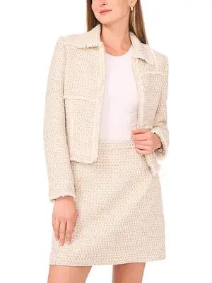 Vince Camuto Tweed Jacket - French Oak