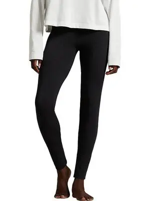 Ralph Lauren Mid Rise Leggings - Onyx