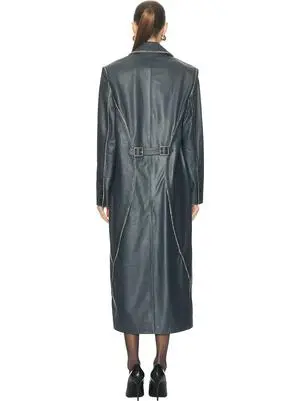 MIMCHIK Mulholland Leather Coat