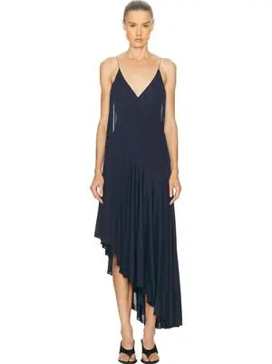 sandro asymmetric tweed dress Asymmetrical Ruffle Maxi Dress main image 0