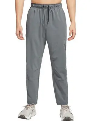 Nike Dri-fit Unlimited Drawstring Pants - Smoke Grey/black/smoke Grey