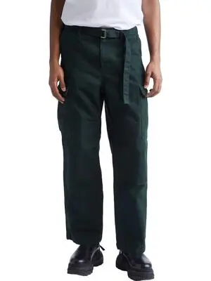 Sacai X Carhartt Wip Duck Canvas Cargo Pants - Green