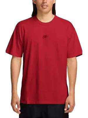 Nike Sportswear Max90 Logo Embroidered T-shirt - Gym Red