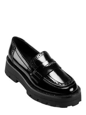 Dkny Sahana Platform Penny Loafer - Black