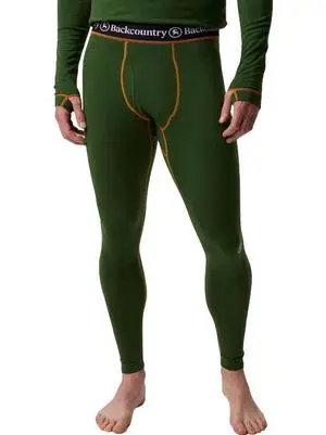 BACKCOUNTRY Cedars Rws Merino Lightweight Baselayer Bottom - Douglas Fir