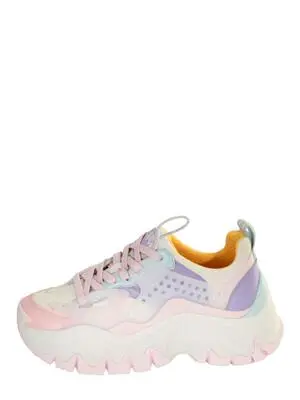 BUFFALO BOOTS Platform Trail Sneakers Pastel Multi