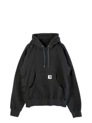 SACAI X CARHARTT WIP Cotton Fleece Hoodie - Black