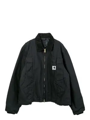 SACAI X CARHARTT WIP Cotton Zip Jacket - Black