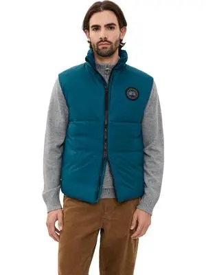 Canada Goose Lodge Vest Black Disc - Guard Blue