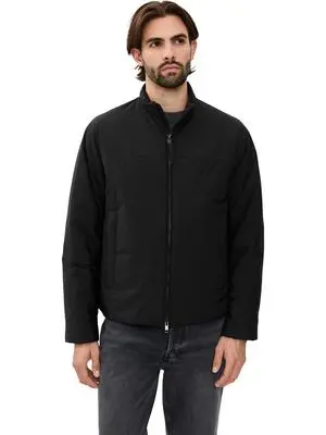 Theory Layering Jacket In Motion Nylon - Black