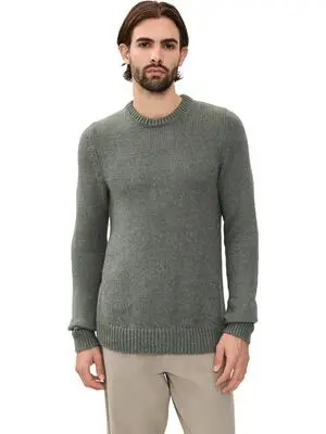 Faherty Brand Heirloom Crewneck Sweater - Olive Cove