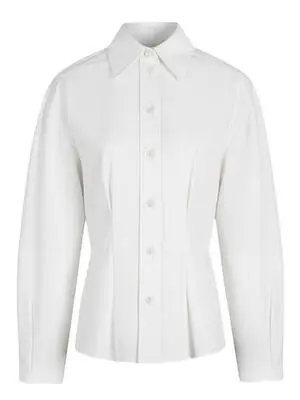 CALLAS MILANO Lucia Lantern Sleeve Shirt - White