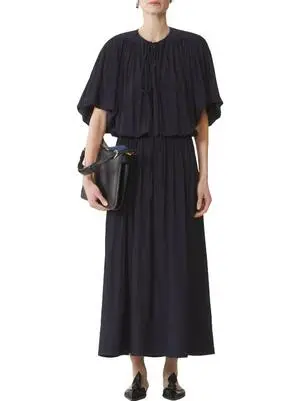 LANVIN Midi Dress In Charmeuse - Montana